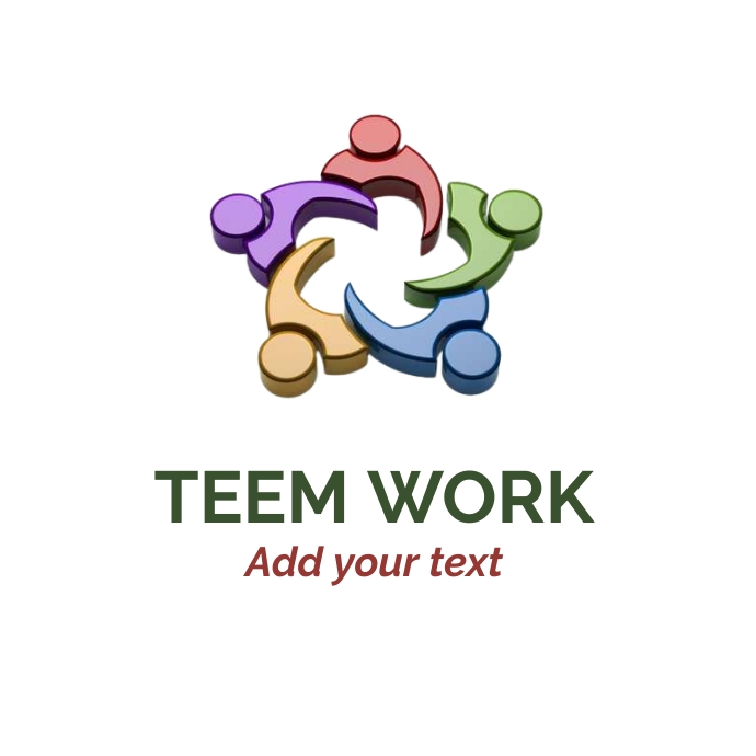TEAM WORK Template | PosterMyWall