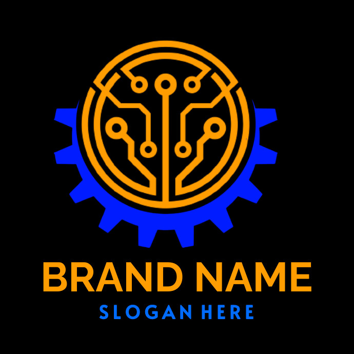 tech business logo, global business logo, onl Template | PosterMyWall