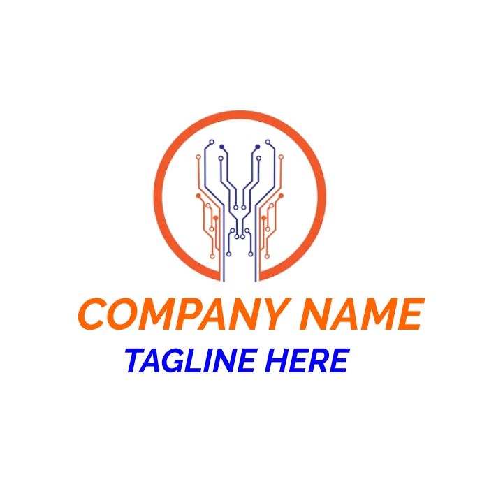 Copy of tech business logo , technology logo, engine | PosterMyWall