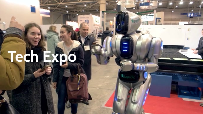 Tech Expo Video poster template | PosterMyWall