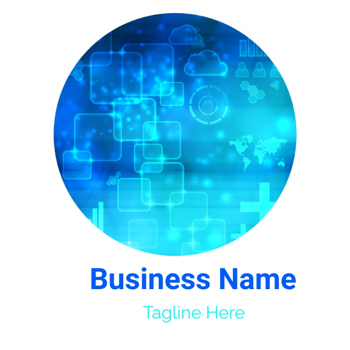 Copy of Tech logo tech icon , digital logo online bus | PosterMyWall