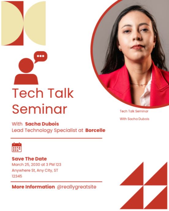 Tech Talk Seminar Innovation And Technology Insights Template ...