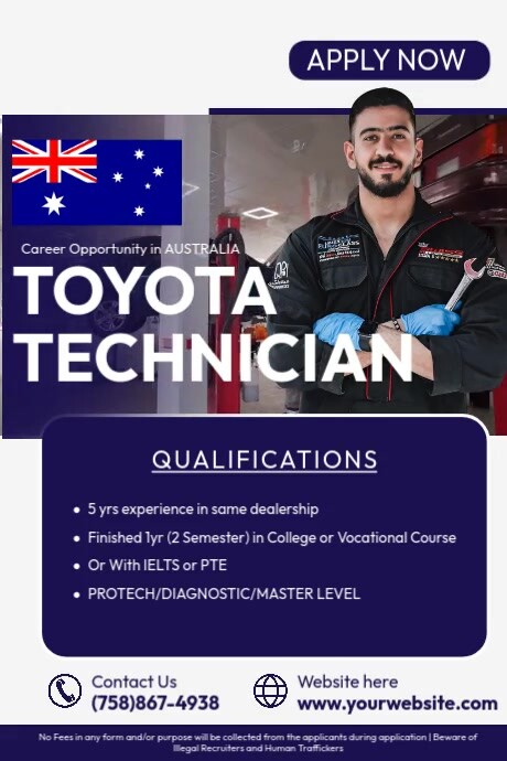 Copy of Technician Career Opportunity | PosterMyWall