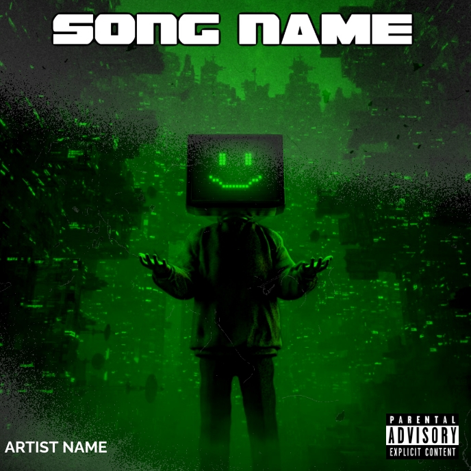 Techno Album cover template | PosterMyWall