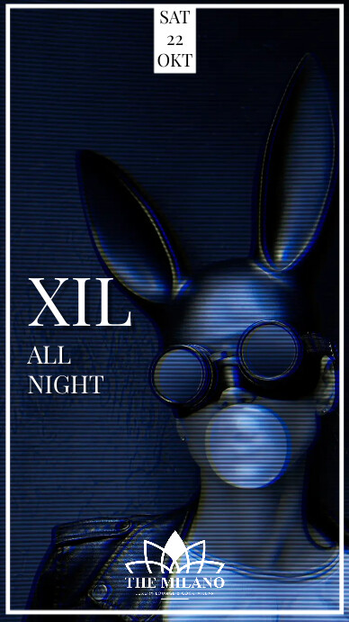 Techno all-night Template | PosterMyWall