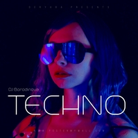 Disco Techno Music Album Cover Template | PosterMyWall