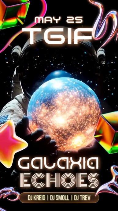 Copy of Techno TGIF Party | PosterMyWall