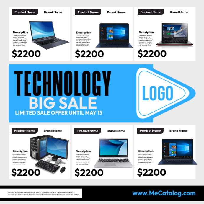 Technology Catalog Instagram Template | PosterMyWall