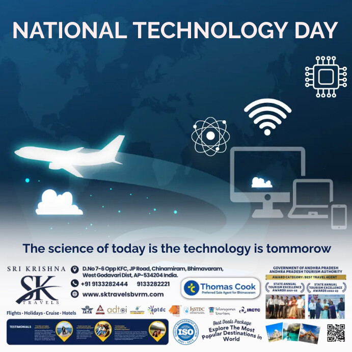 Technology day of Sk (1) Template | PosterMyWall