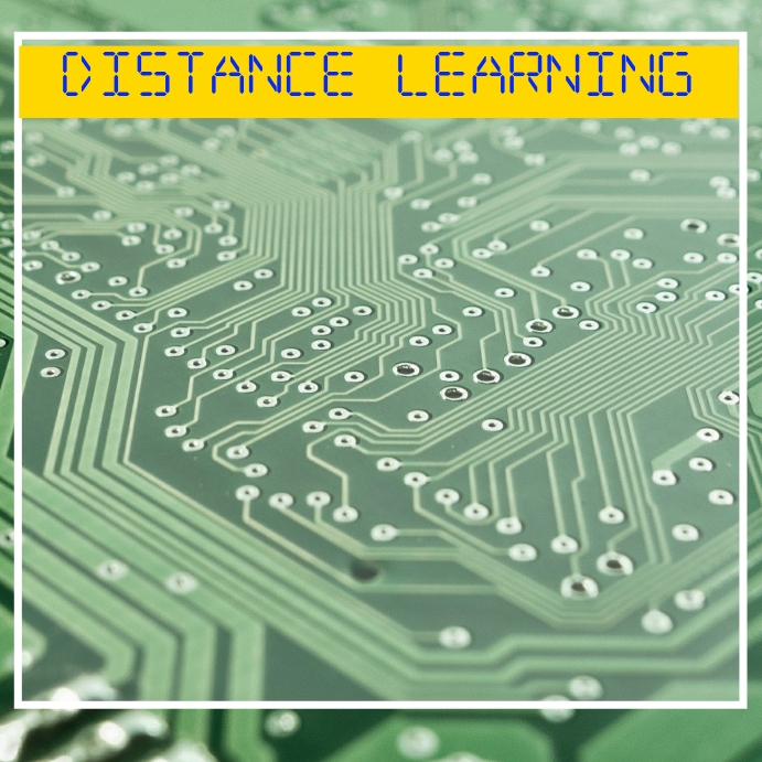 Technology Distance Learning Template | PosterMyWall