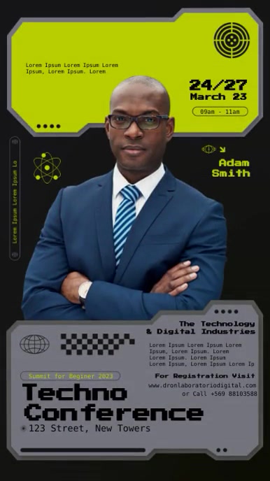 Technology Flyer Instagram story Template | PosterMyWall