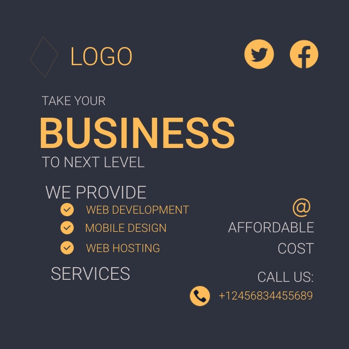 Technology Solutions Poster Template | PosterMyWall