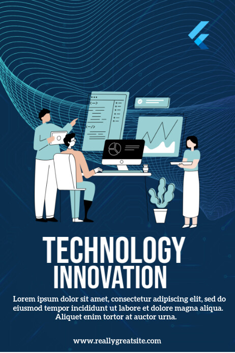 Copy of technology tech innovation | PosterMyWall