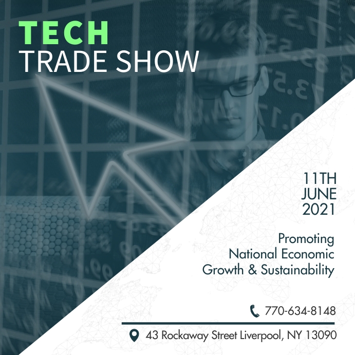 Plantilla de Publicitario de La Feria de Tecnología de | PosterMyWall