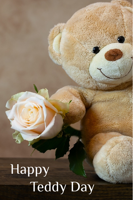Teddy day Template | PosterMyWall