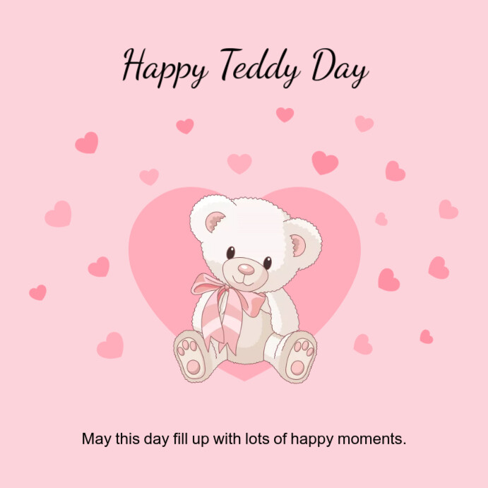 Teddy Day Ingin Brosur Posting Instagram Templat | PosterMyWall