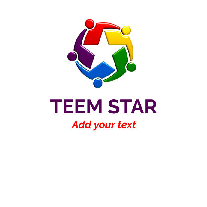 TEEM STAR LOGO Template | PosterMyWall