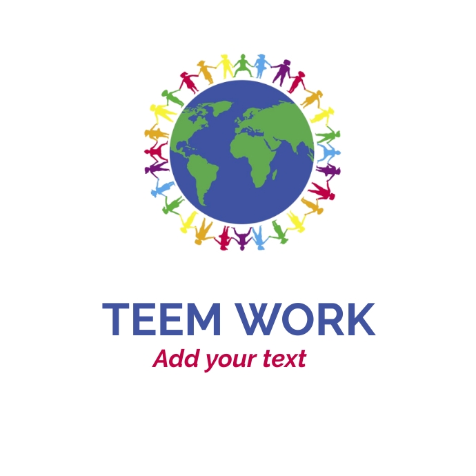 TEEM WORK Template | PosterMyWall