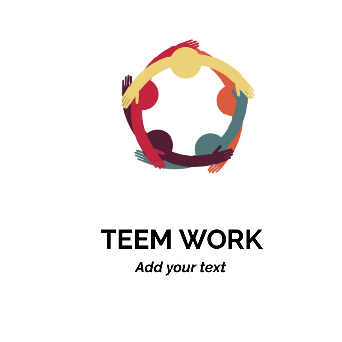 TEEM WORK Template | PosterMyWall