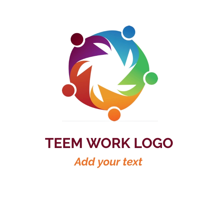 TEEM WORK LOGO Template | PosterMyWall