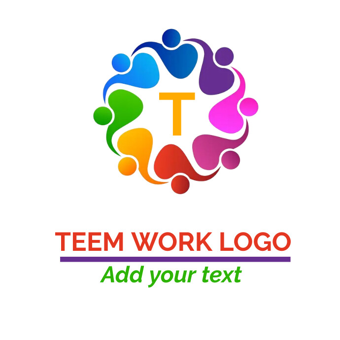 TEEM WORK LOGO Modelo | PosterMyWall