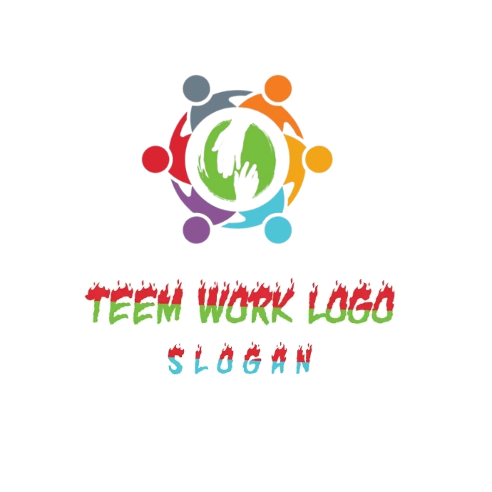 TEEM WORK LOGO Template | PosterMyWall