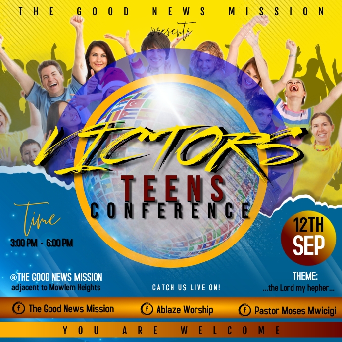 Copy of Teens Seminar flyer template | PosterMyWall