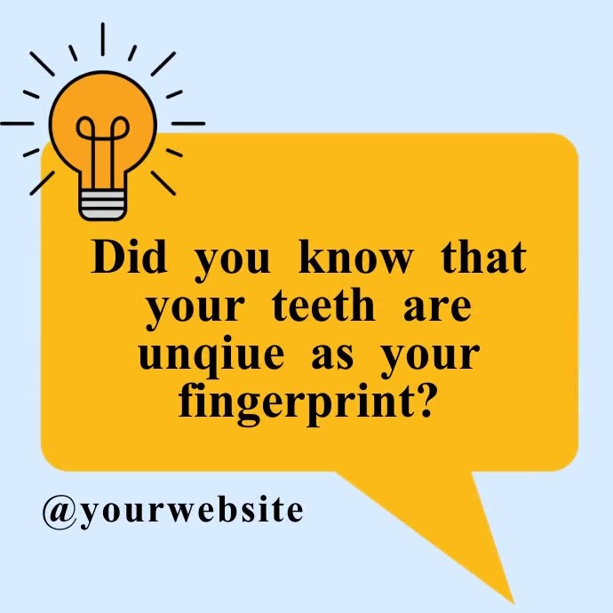 Teeth Trivia Template | PosterMyWall