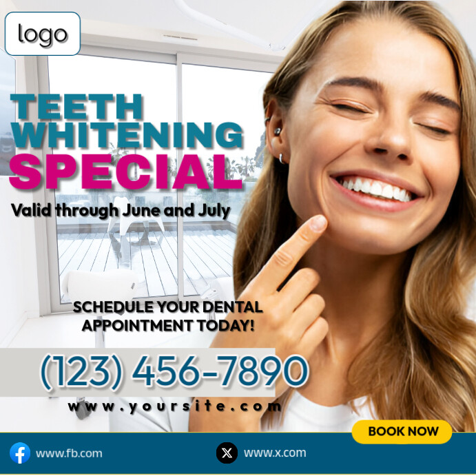 Plantilla de teeth whitening special | PosterMyWall