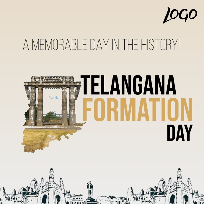 Telangana formation day Template | PosterMyWall