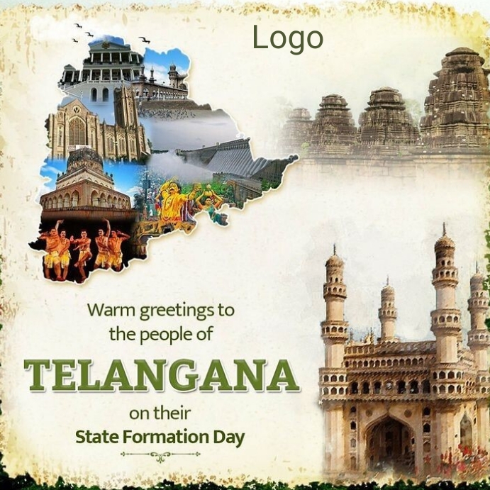 Telangana formation day Template | PosterMyWall