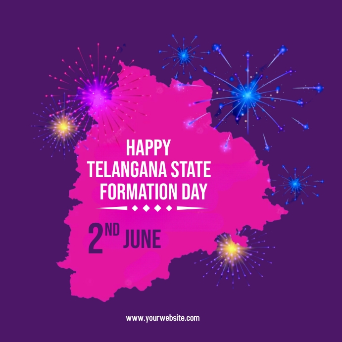 Telangana formation day Template | PosterMyWall