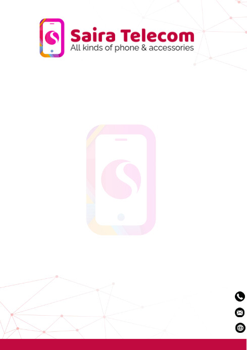 Telecom Gadgets Letterhead Pad Template | PosterMyWall