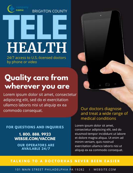 Copy of Telehealth | PosterMyWall