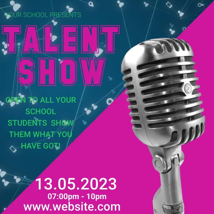 Telent show Instagram ads Template | PosterMyWall