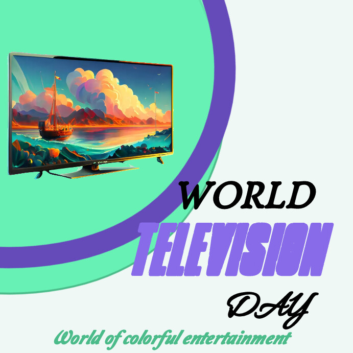 Plantilla de Television day design template | PosterMyWall