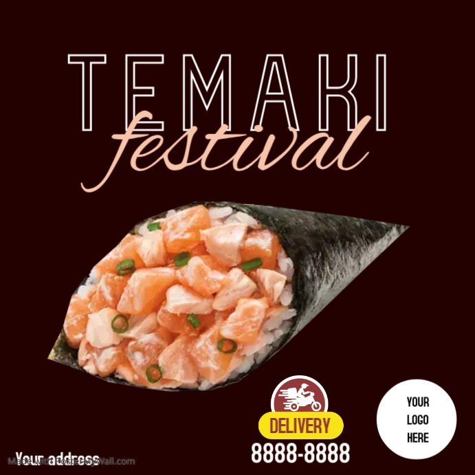 Temaki Template | PosterMyWall
