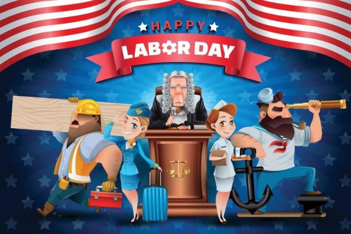 Template 1 May Happy Labor Day Poster flyer | PosterMyWall
