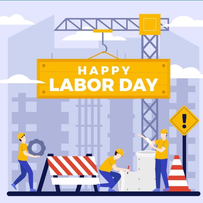 Template 1 May Happy Labor Day Poster flyer | PosterMyWall
