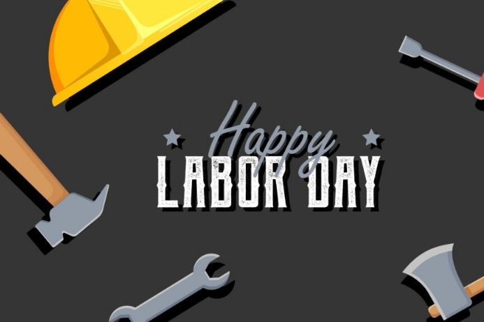 Template 1 May Happy Labor Day Poster flyer | PosterMyWall