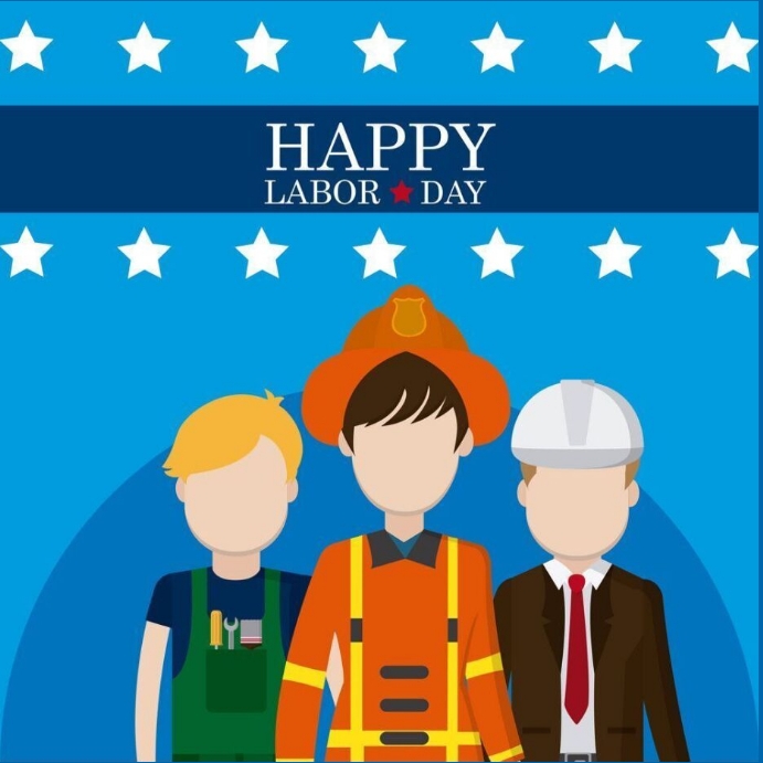 Template 1 May Happy Labor Day Poster flyer | PosterMyWall