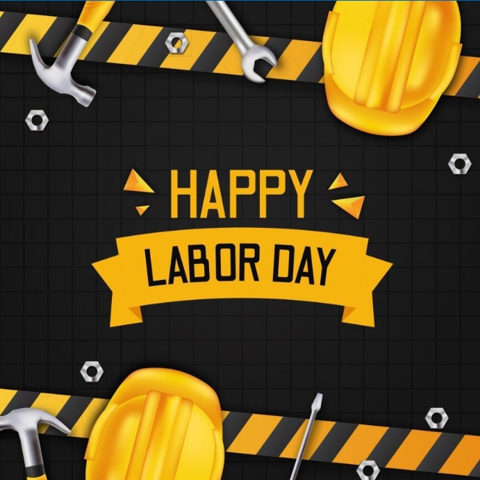 Template 1 May Happy Labor Day Poster flyer | PosterMyWall