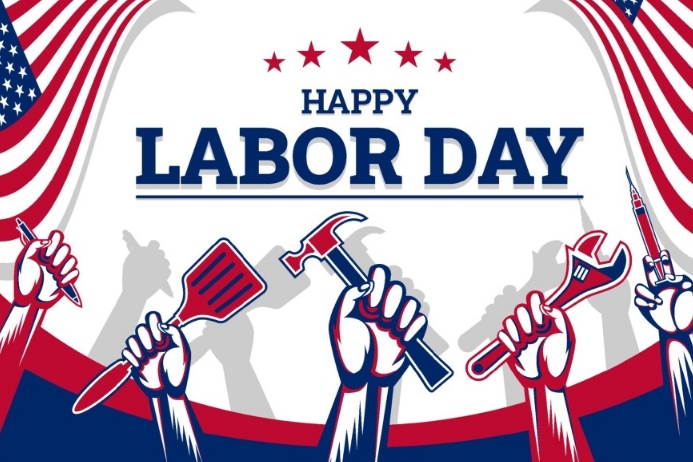 Template American Happy Labor Day Poster | PosterMyWall