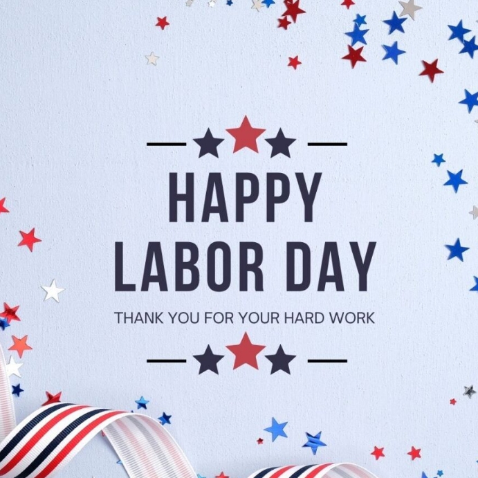 Copy of Template American Happy Labor Day Poster | PosterMyWall