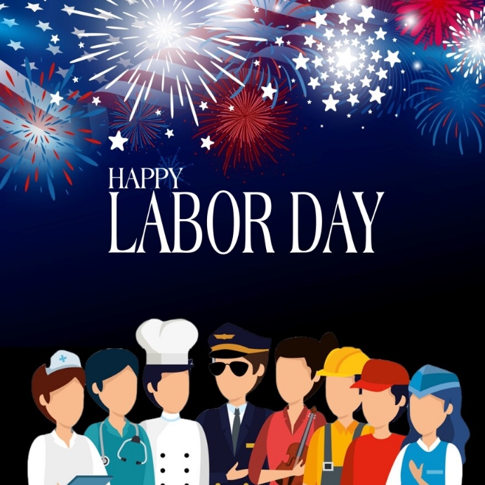 Template American Happy Labor Day Poster | PosterMyWall