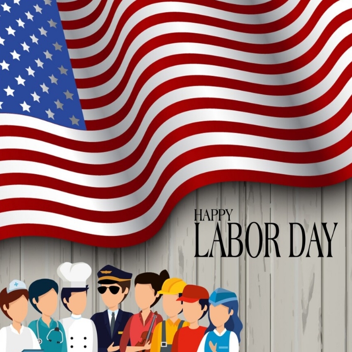Template American Happy Labor Day Poster | PosterMyWall