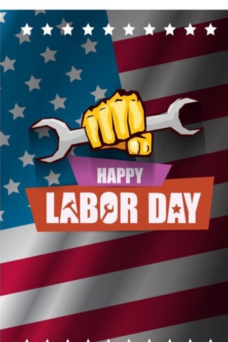 Template American Happy Labor Day Poster | PosterMyWall