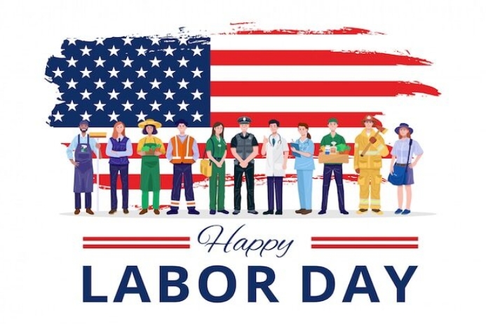 Template American Happy Labor Day Poster | PosterMyWall