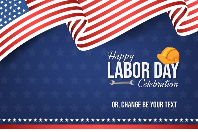 Template American Happy Labor Day Poster | PosterMyWall
