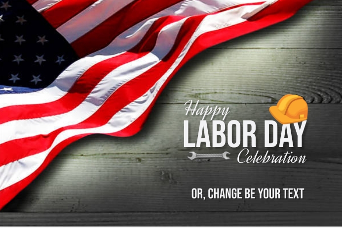 Copy of Template American Happy Labor Day Poster | PosterMyWall